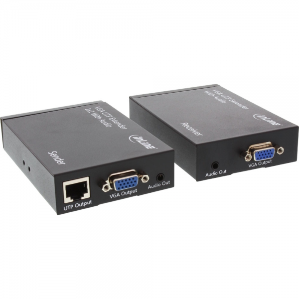 DALE GmbH - InLine Extender VGA UTP with Audio up to 300m