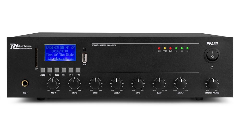 DALE GmbH - Power Dynamics PPA50 50W/100V Mixer-Amplifier