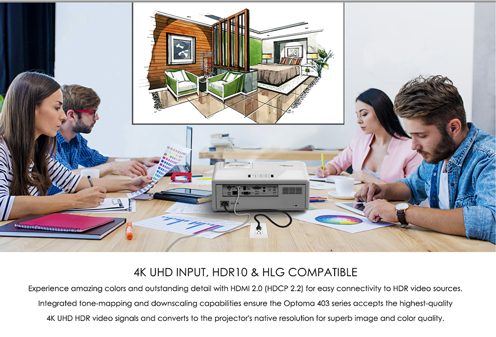 DALE GmbH - ლაზერული პროექტორი Optoma ZH406